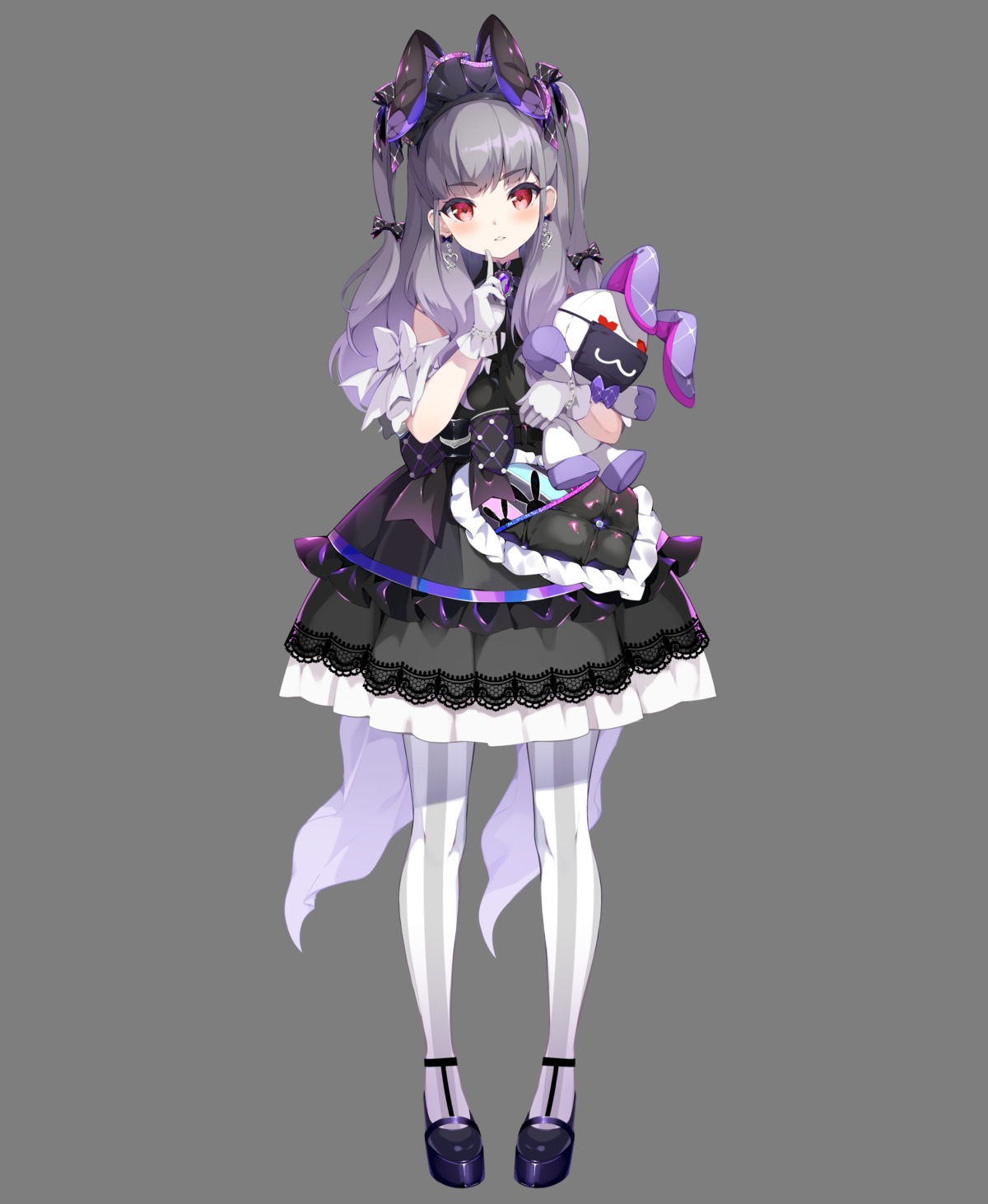 pilokey connectopia uraniwa umeru animal ears bunny ears dress heels lolita fashion pantyhose ...